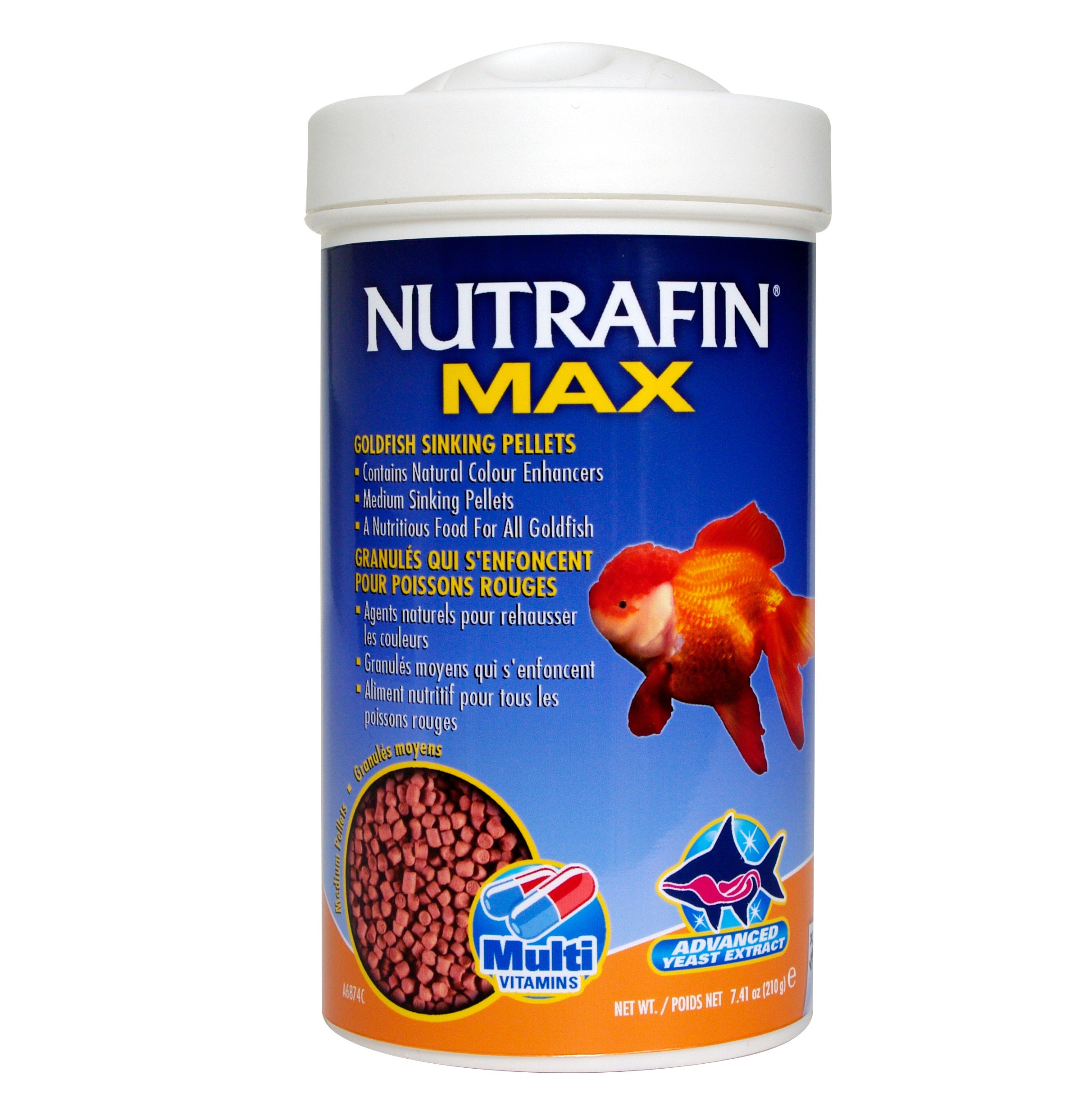 Nutrafin Max Goldfish Sinking Pellets | Atlantic Aquarium & Pet Supplies